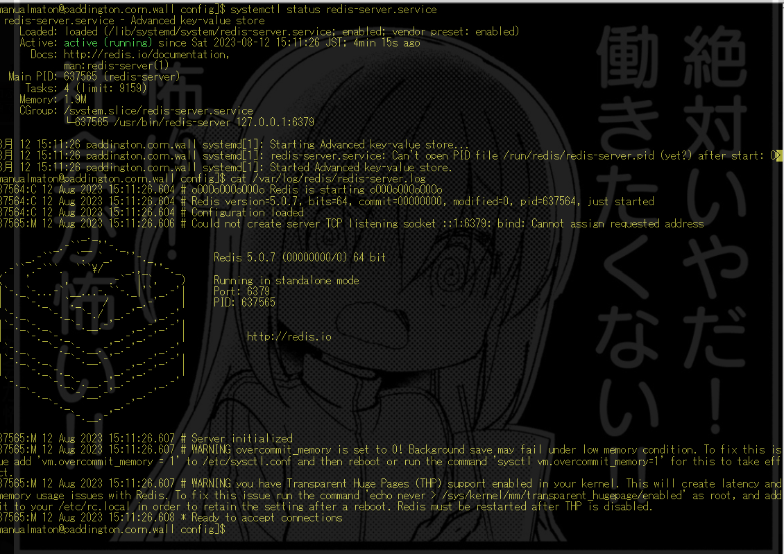 Nextcloud、redisサーバー組み込み後の処理。(Ubuntu20.04) – Manualmaton's Laboratory